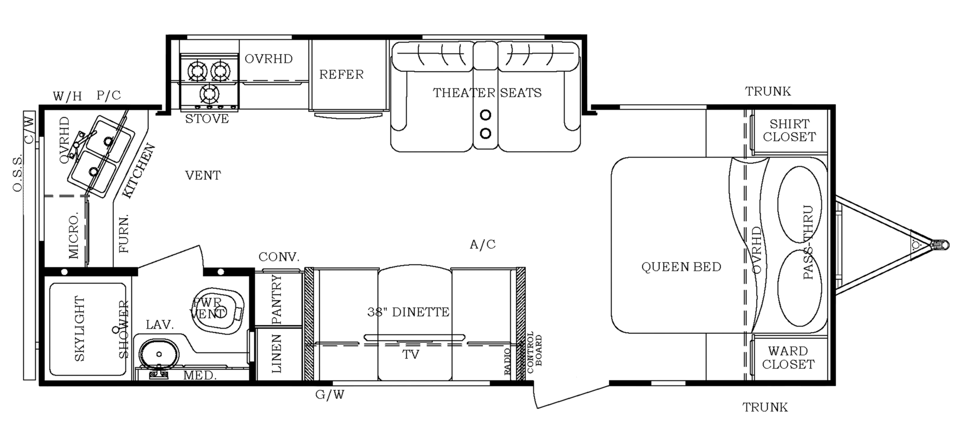 240RK | Ameri-Lite | Light Weight Trailers | Gulf Stream Coach Inc.